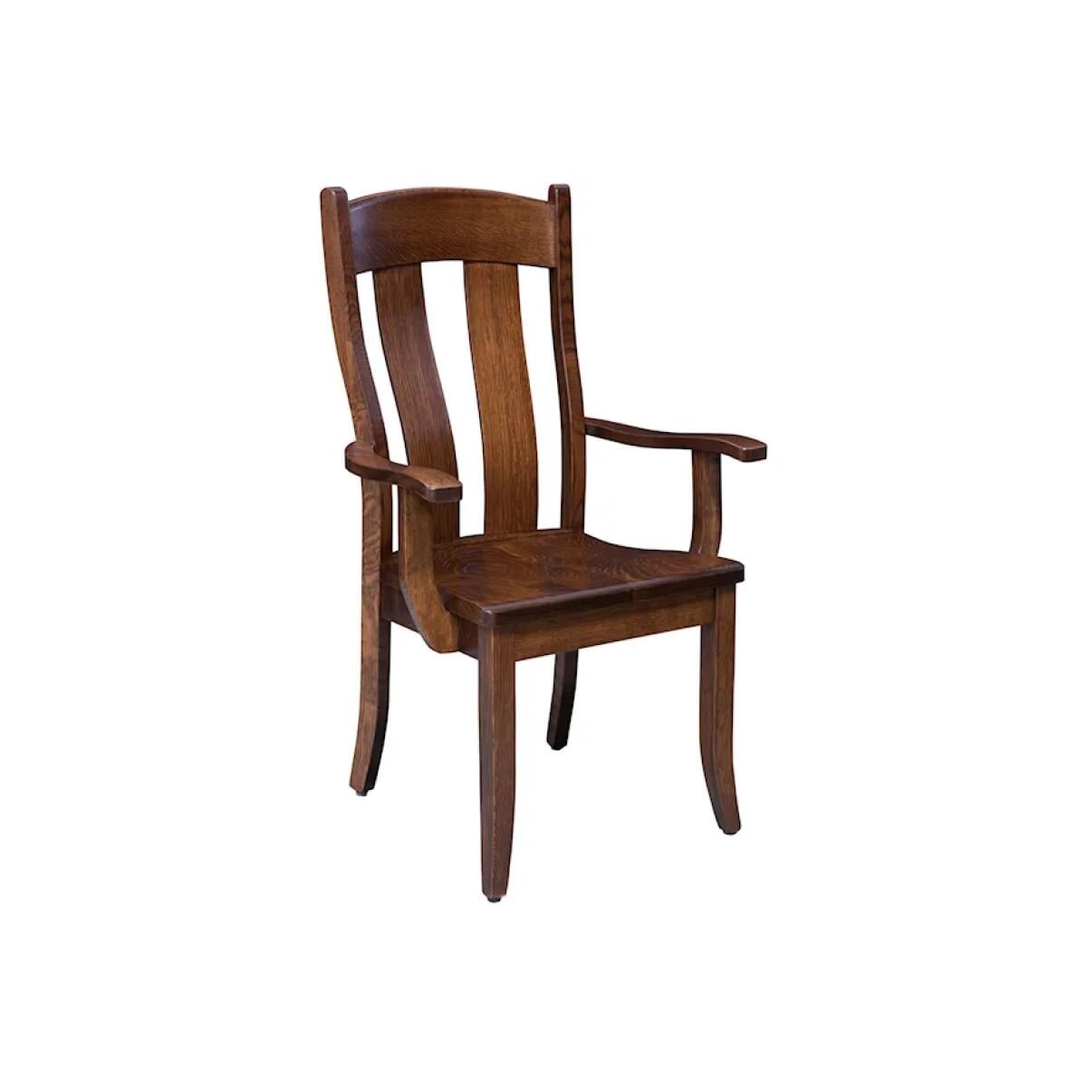 Customizable Solid Wood Arm Chair – Groen's Fine Furniture - Dyer ...