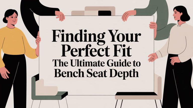 Finding Your Perfect Fit: The Ultimate Guide to Bench Seat Depth