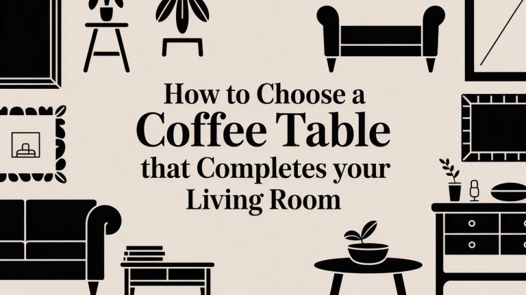 How to Choose a Coffee Table That Completes Your Living Room