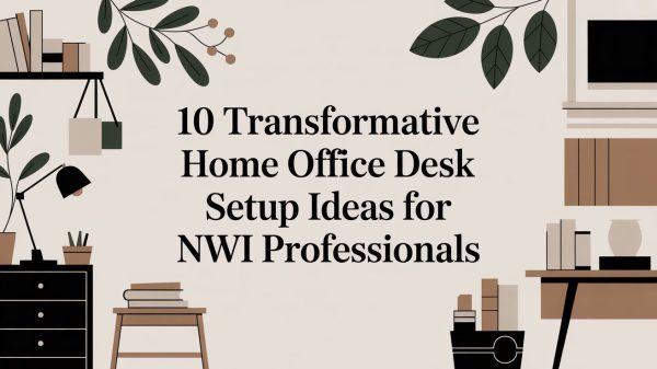 10 Transformative Home Office Desk Setup Ideas for NWI Professionals