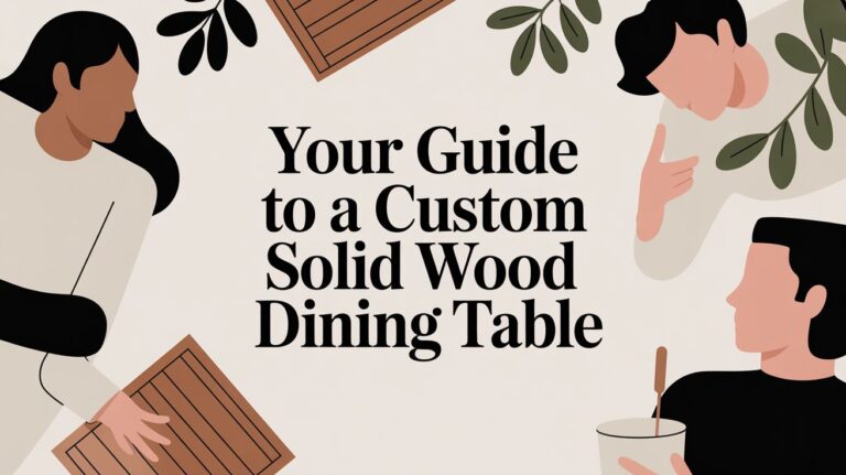 Your Guide to a Custom Solid Wood Dining Table in 2026
